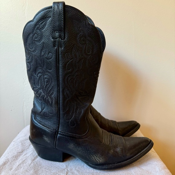 Ariat | Shoes | Ariat Black Cowgirl Boots | Poshmark